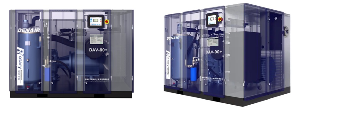 PM VSD Two stage screw compressor